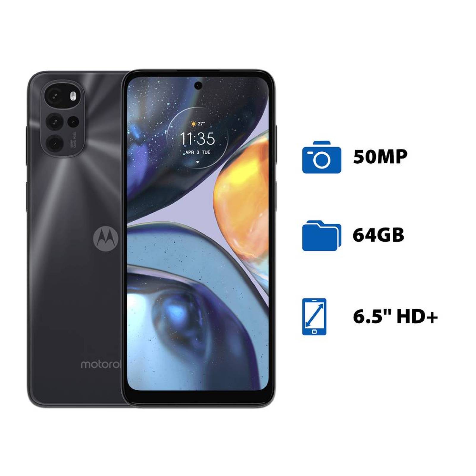 Smartphone Motorola Moto G22:Procesador Mediatek Helio G37