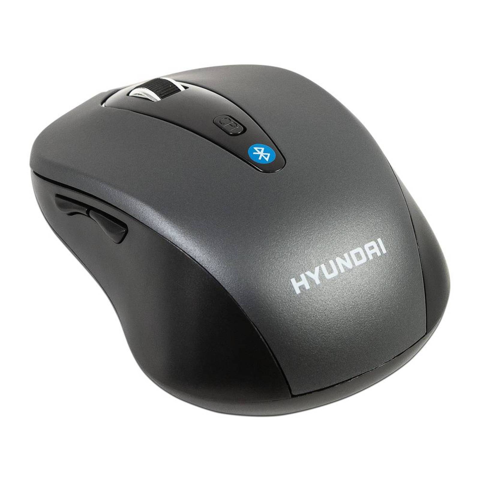 Mouse Óptico Inalámbrico Hyundai, Bluetooth, Color Gris.