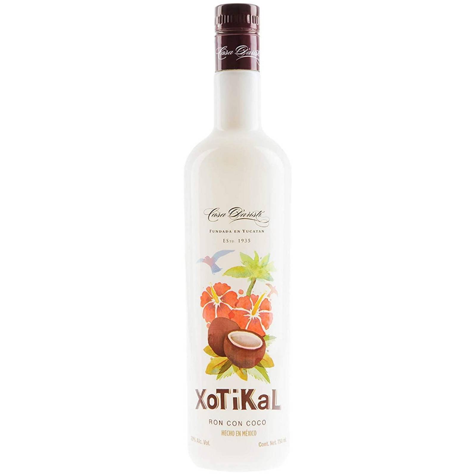 Caja de 12 Licor Xotikal De Coco 750 ml