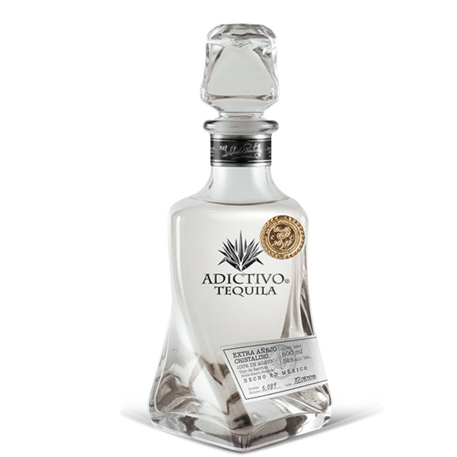 Tequila Adictivo Extra Añejo Cristalino 800 ml