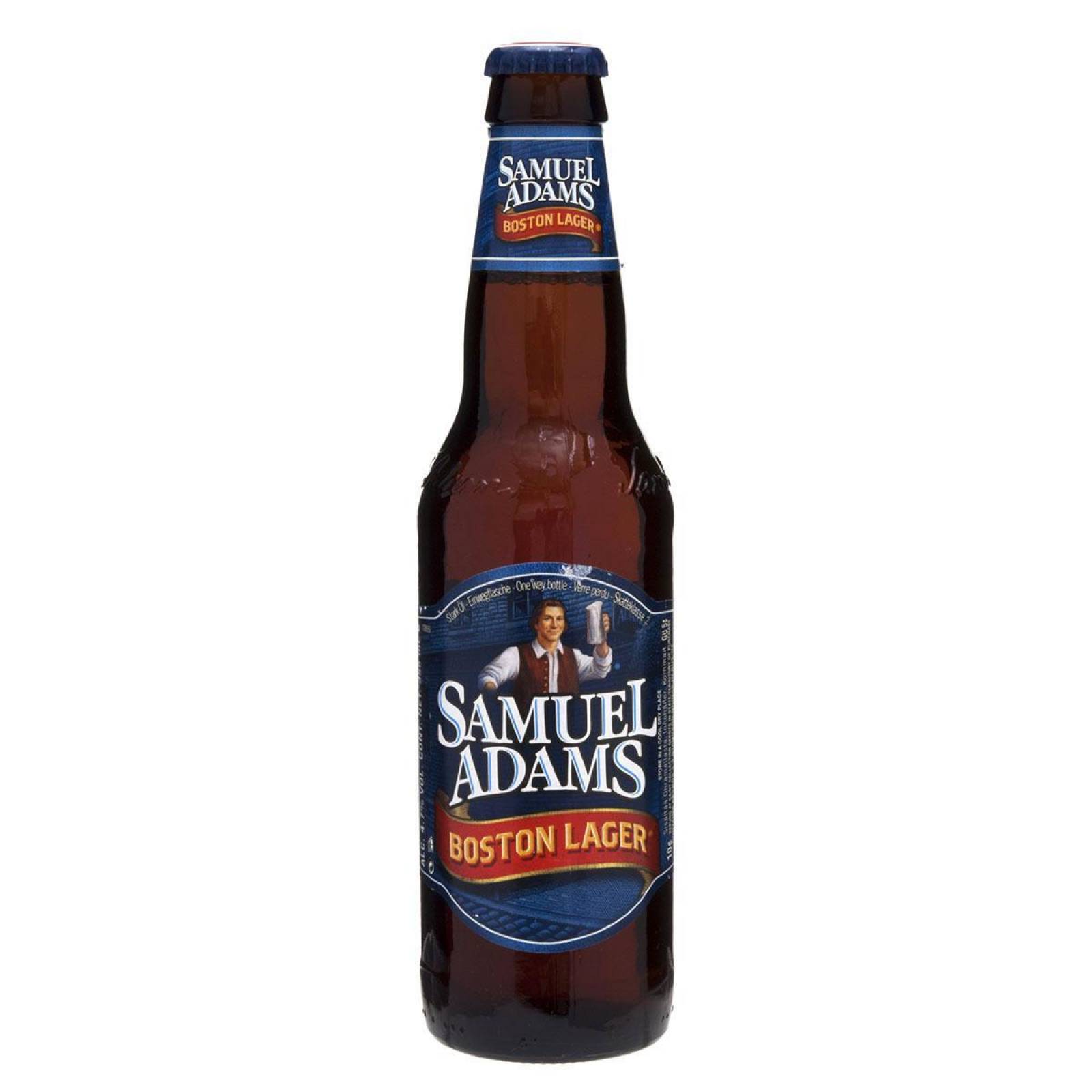 Caja de 24 Cerveza Samuel Adams Boston Lager 355 ml