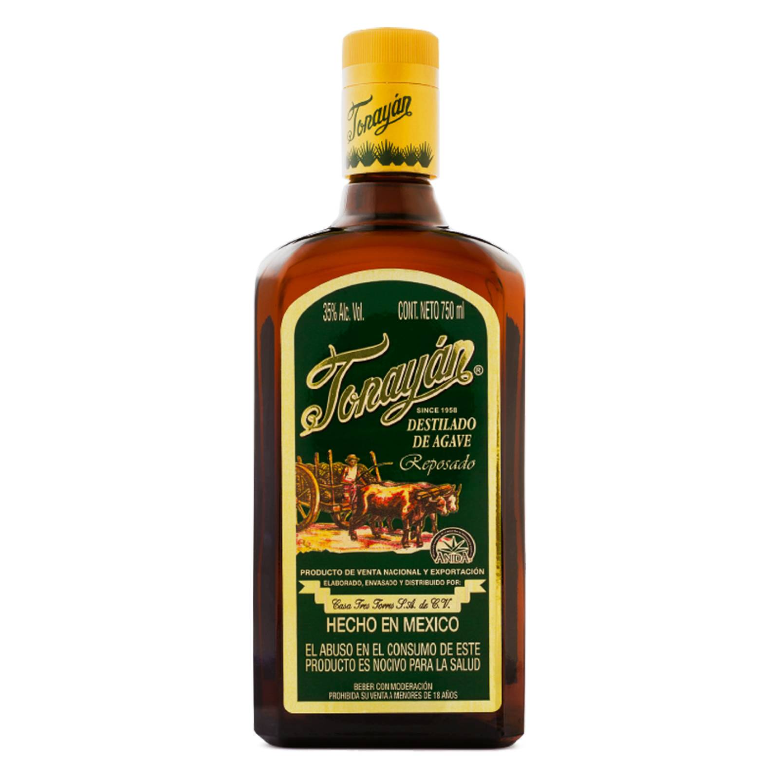 Licor De Caña Tonayan Exportacion 750 ml