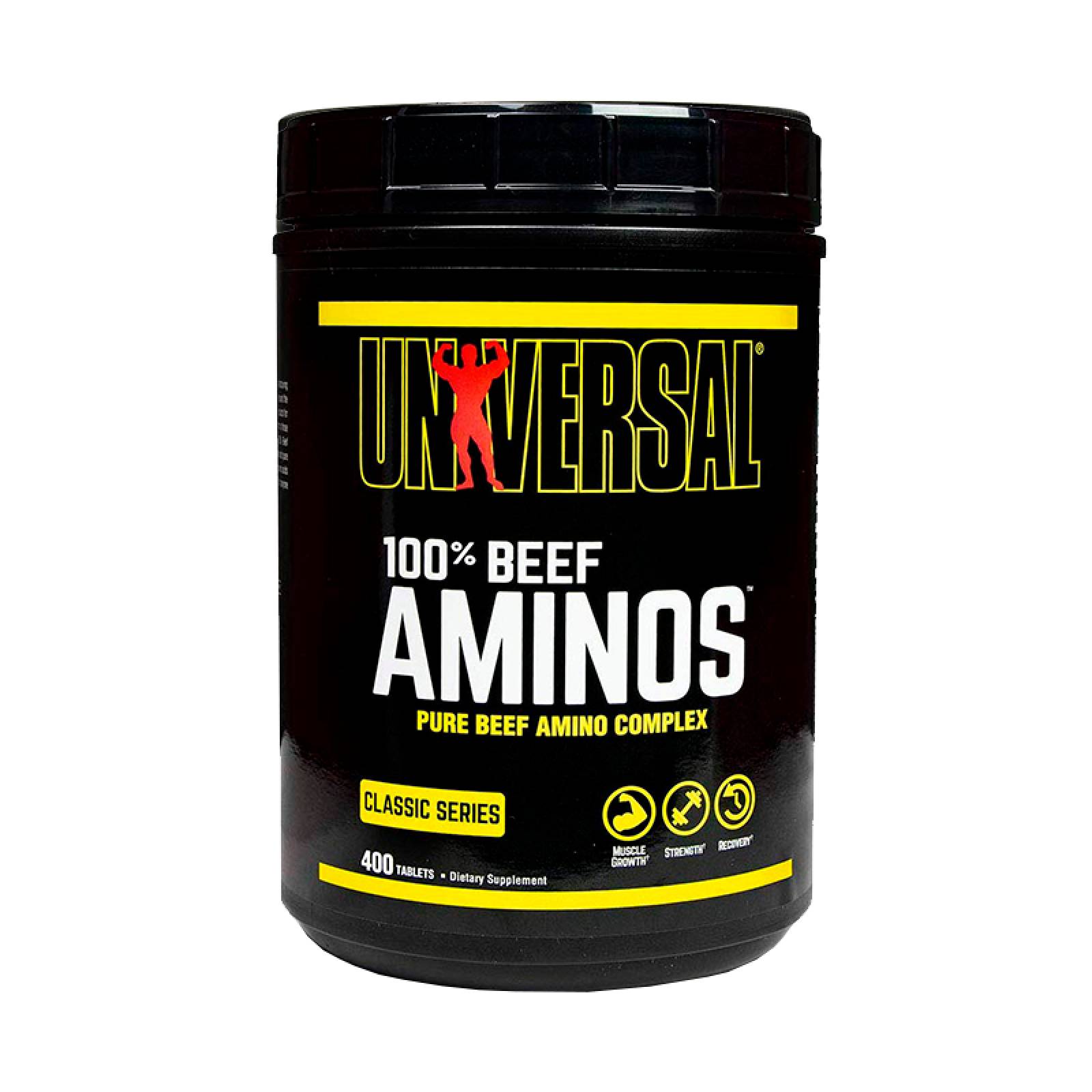 Aminoacidos a base de carne Universal Nutrition 100% Beef Aminos 400 ...