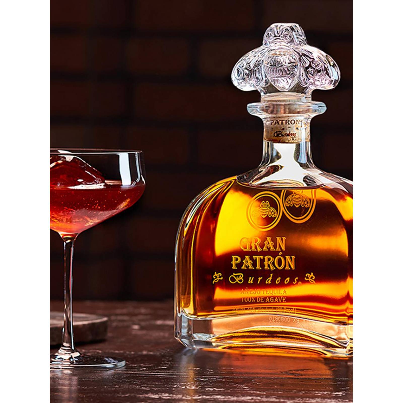 Pack de 2 Tequila Gran Patrón Burdeos Añejo 750 ml