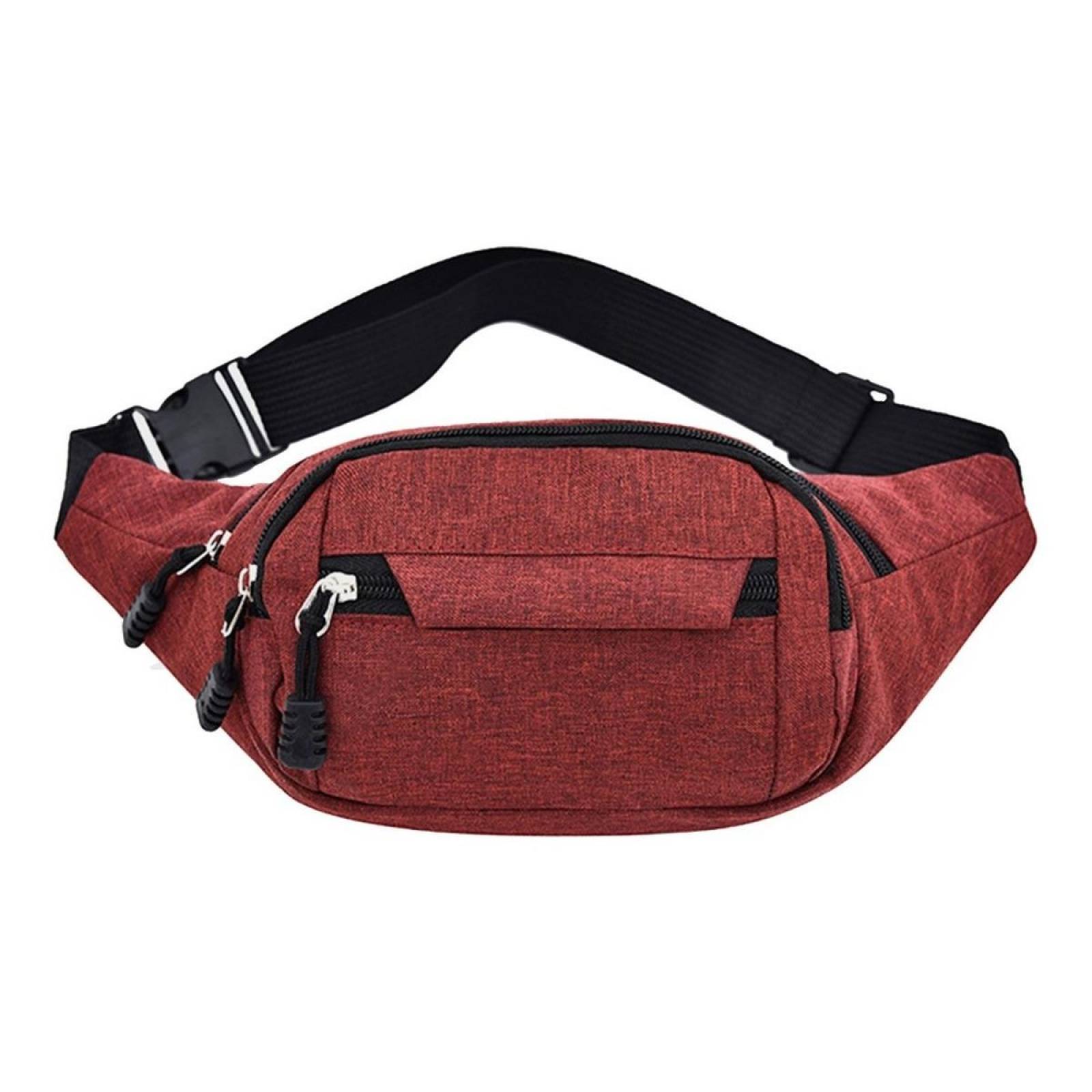 Cangurera Canotagio Premium deportiva de viaje discreta y ligera Rojo