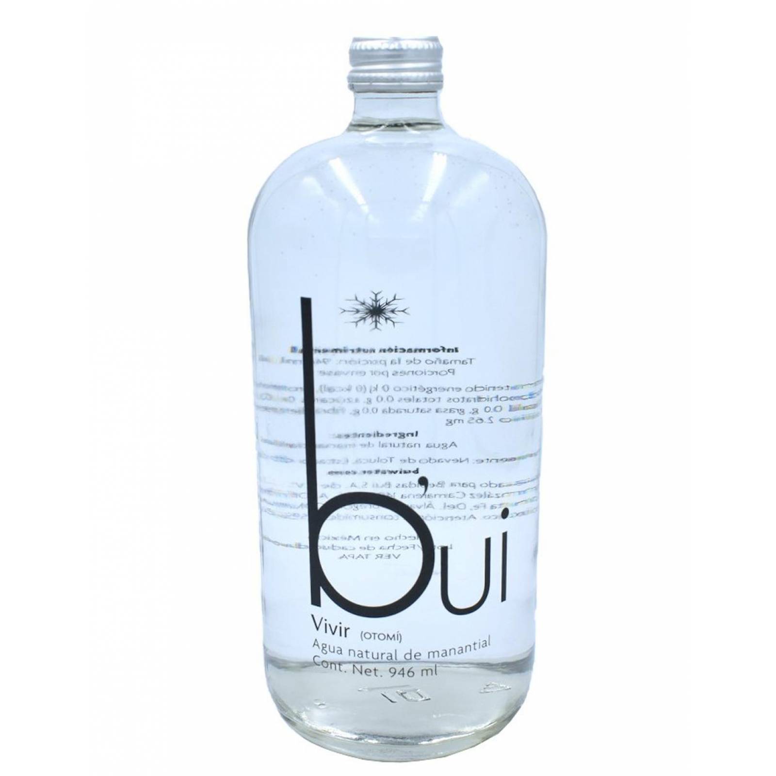 Pack de 12 Agua Bui Natural 946 ml