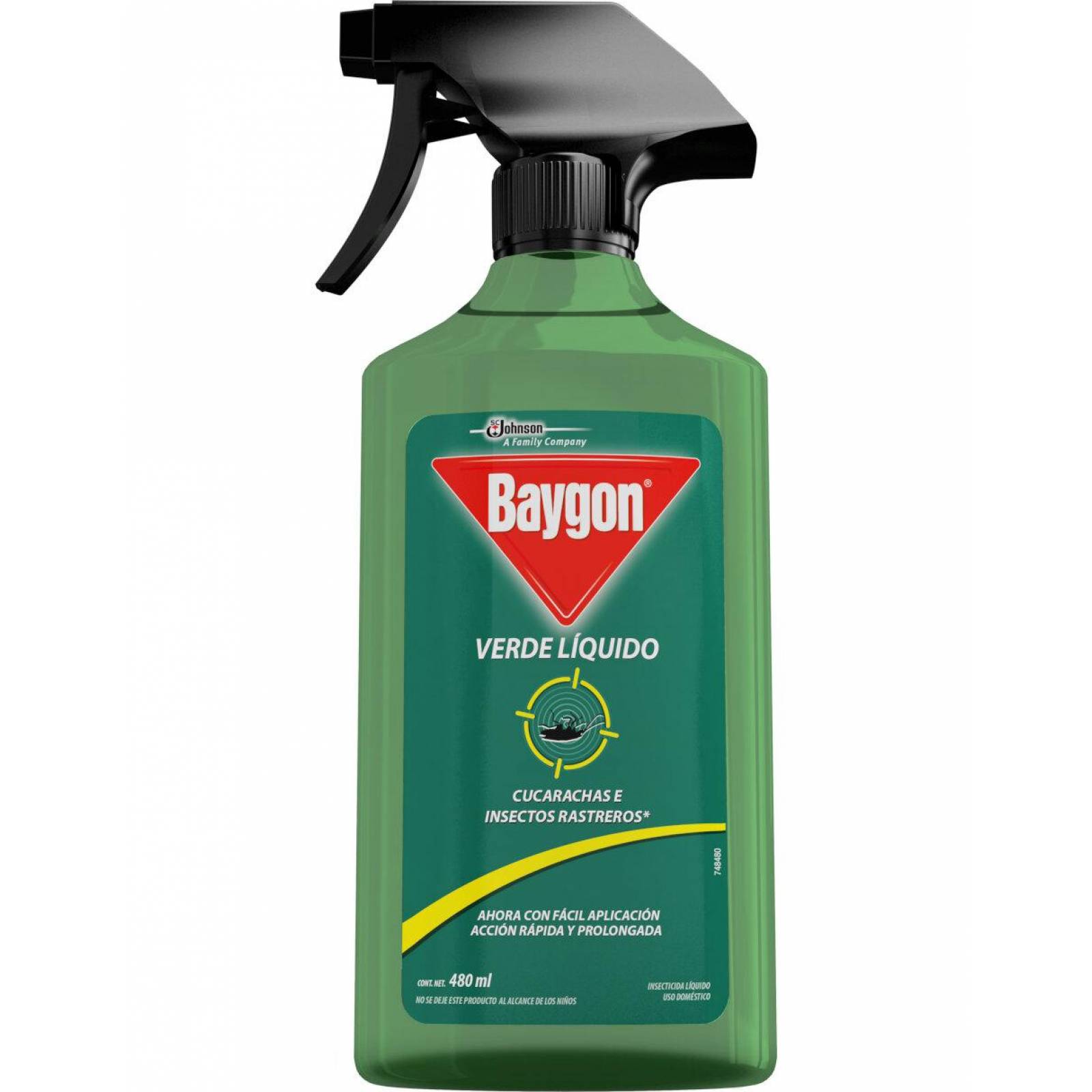Pack de 12 Insecticida Baygon Verde Líq. Trigger de 480 ml