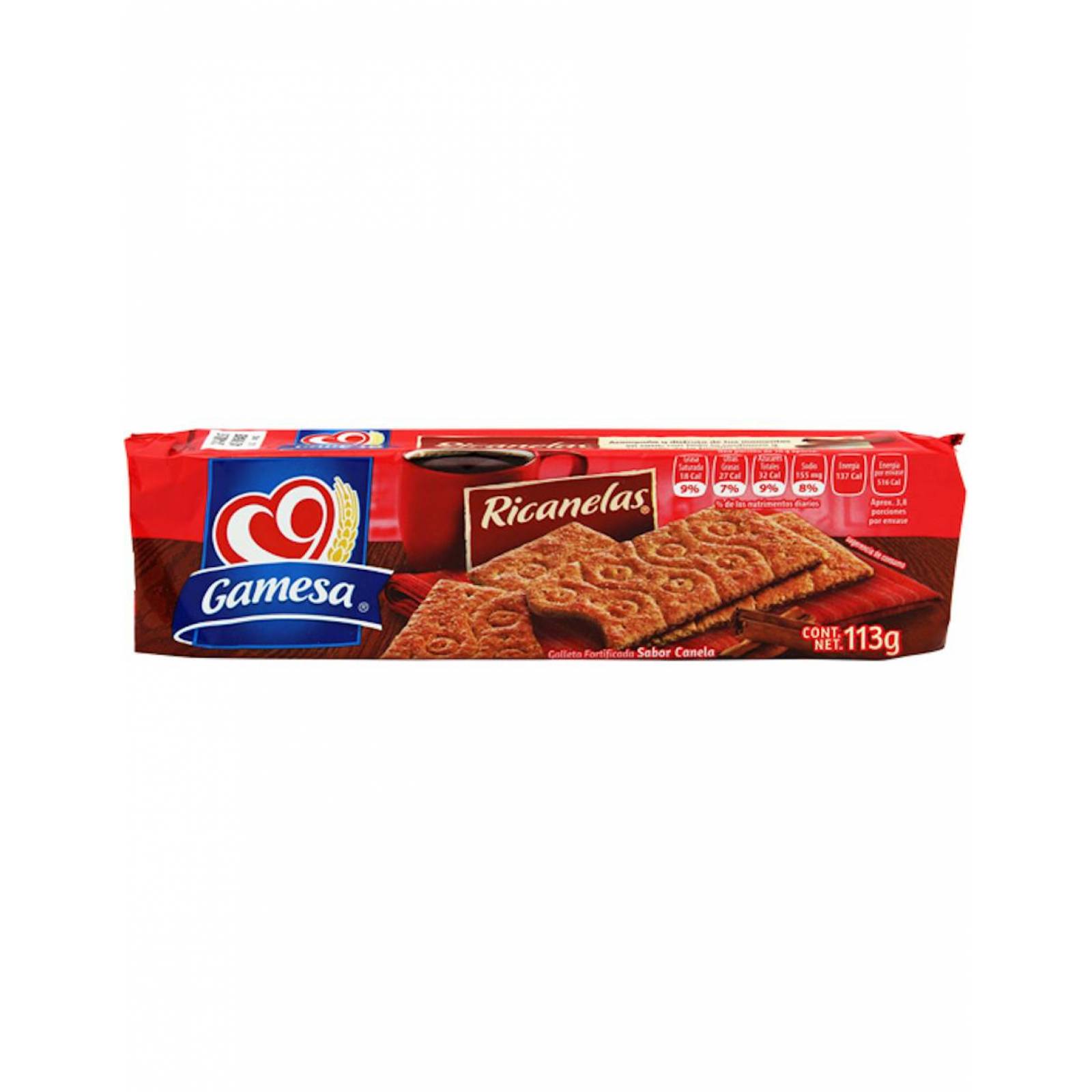 Pack de 20 Galletas Ricanelas Gamesa de 113g