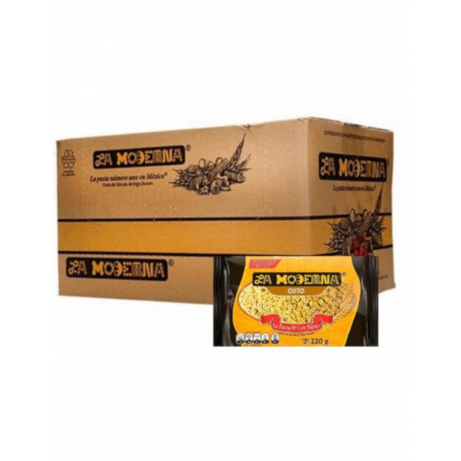 Pack De 20 Sopa Para Pasta La Moderna Ojito 200 Gr