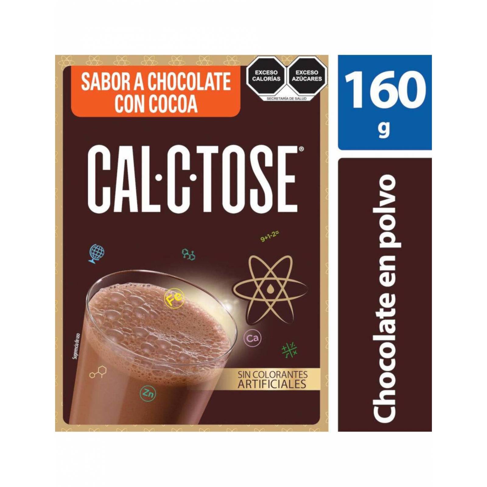 Pack de 40 Chocolate en Polvo Cal C Tose Bolsa de 160 gr