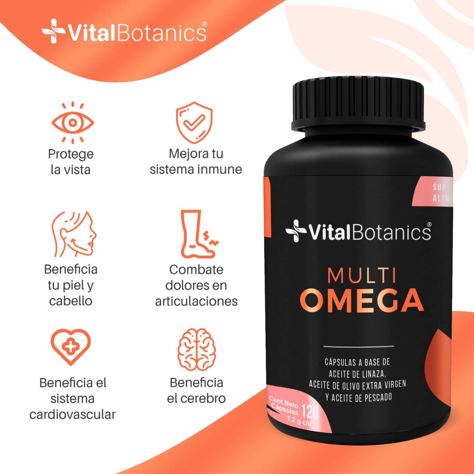 Multi Omega Vital Botanics 200 caps Multivitaminico