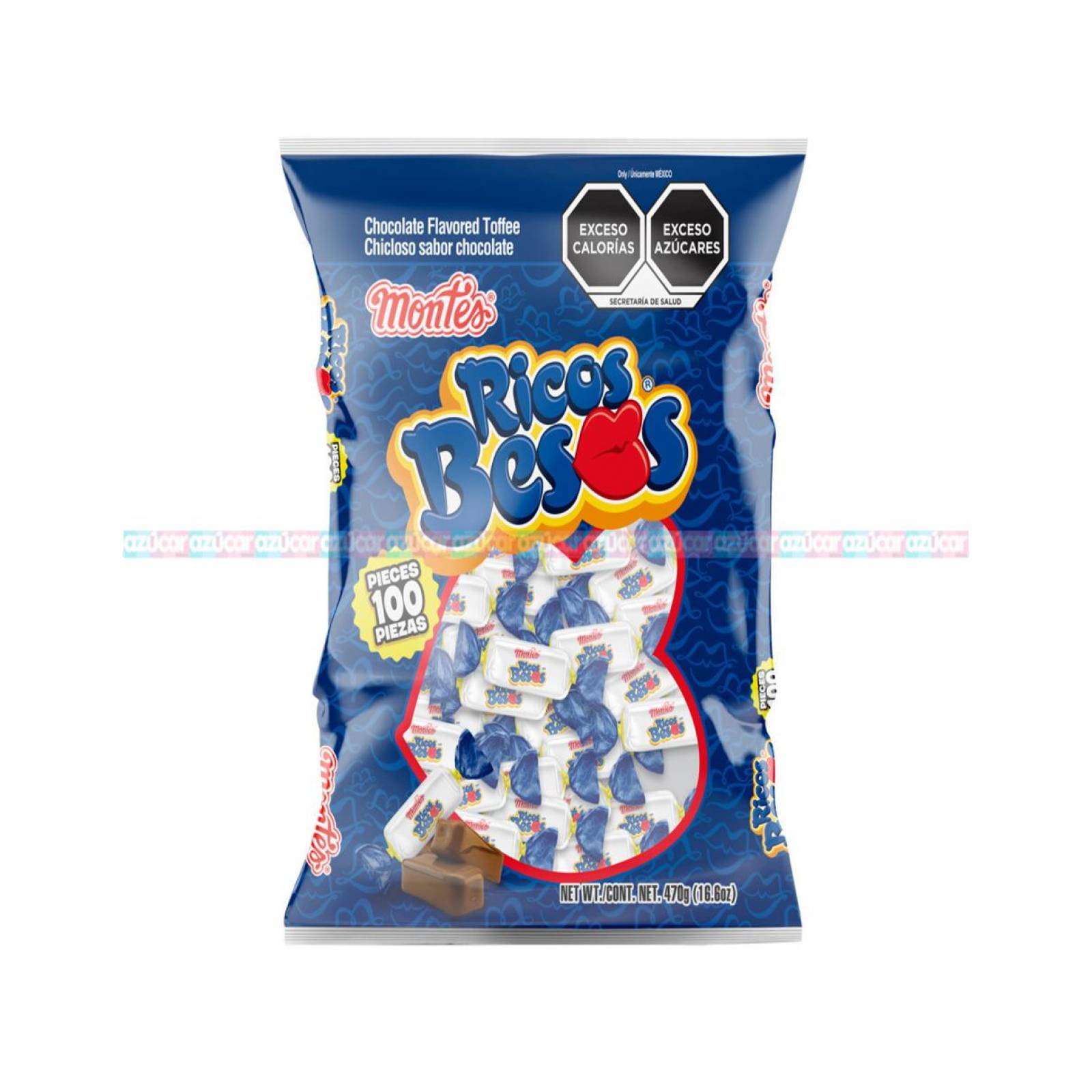 Pack de 20 Dulce Montes Ricos Besos de 100 PZ