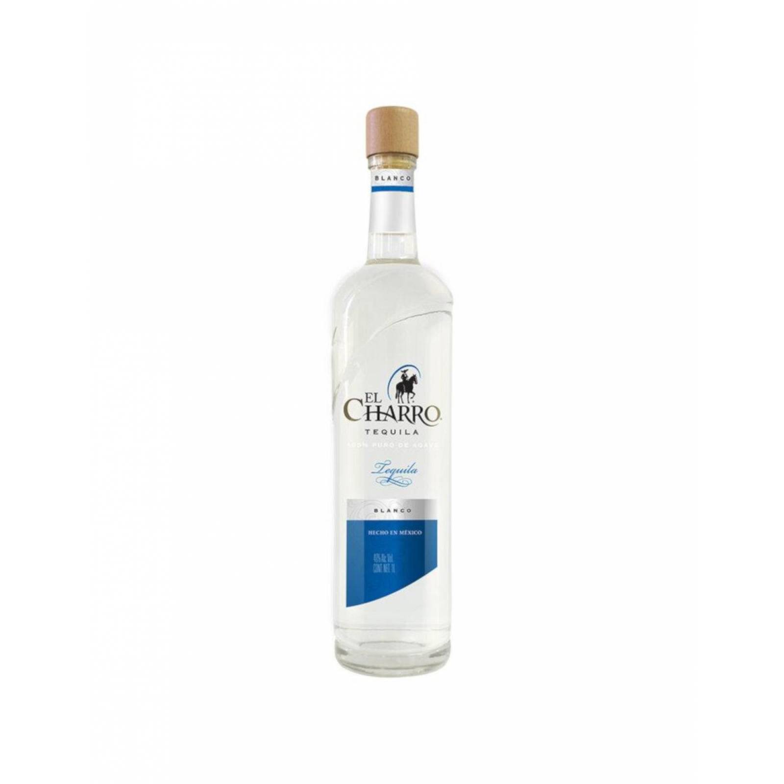 Tequila El Charro Blanco 100% 1 L