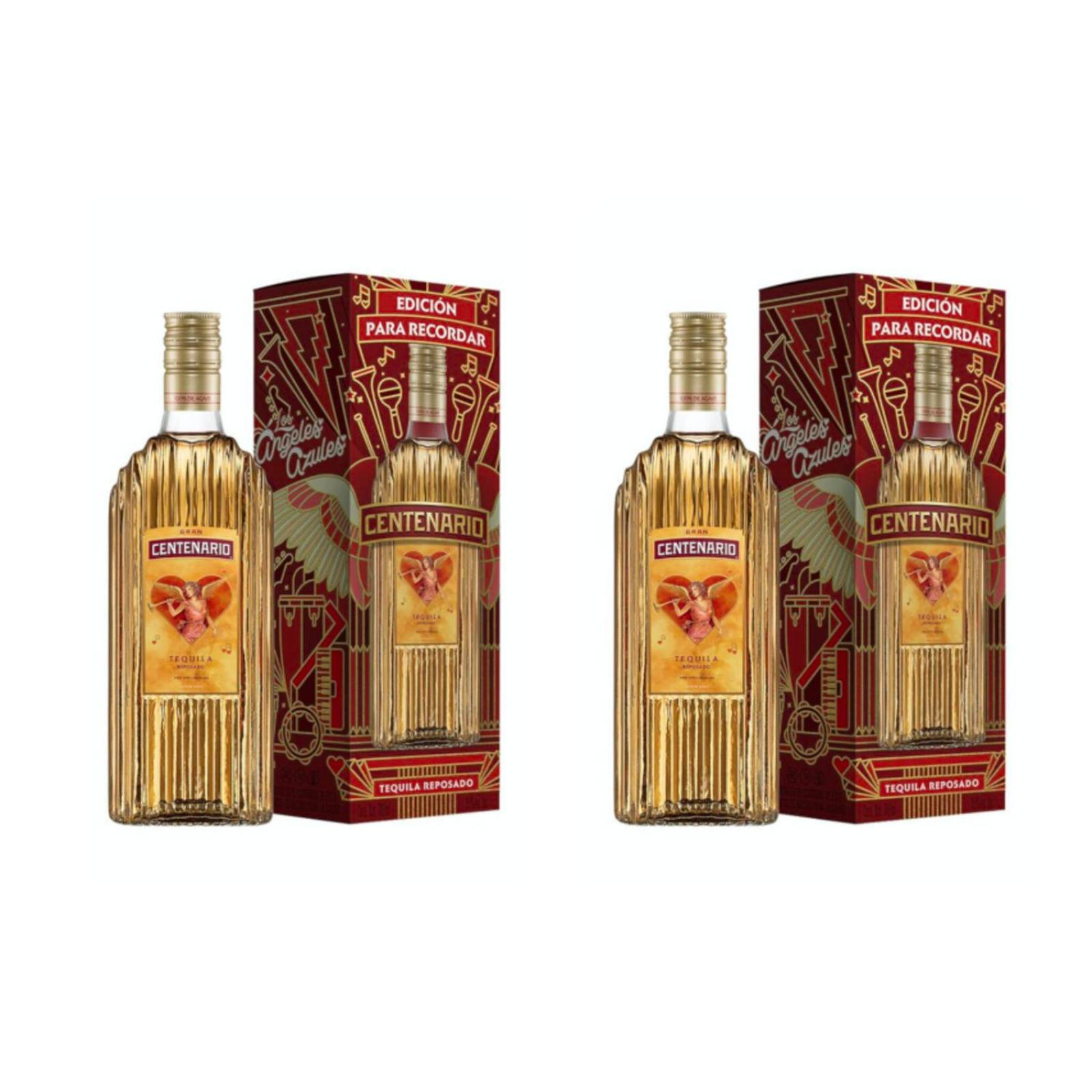 Pack de 2 Tequila Gran Centenario Rep Edic Ang Azules 700 ml