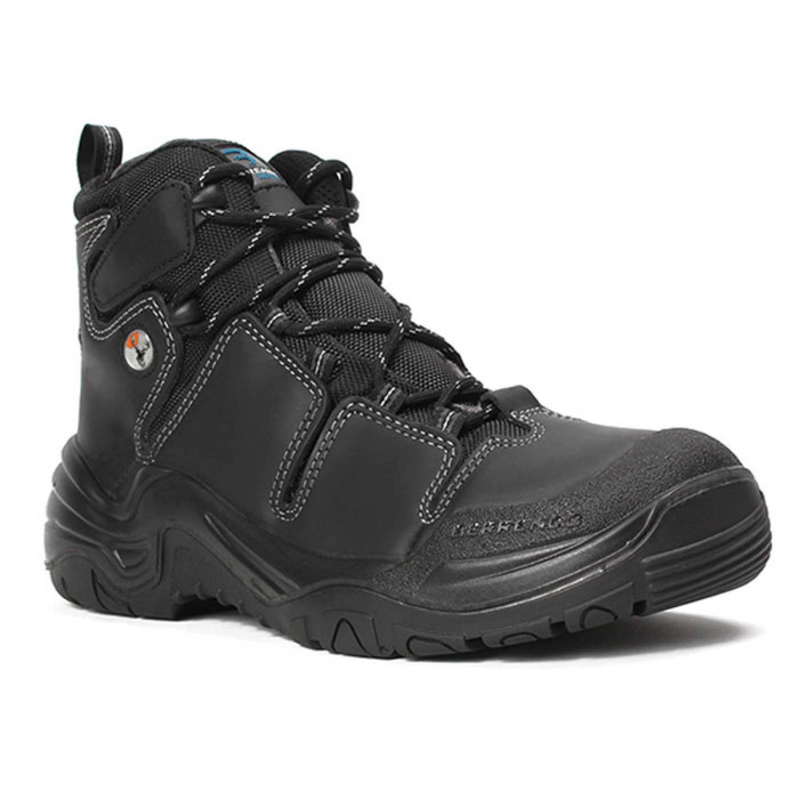 Bota industrial caballero Berrendo BE-3012NEG negro piel