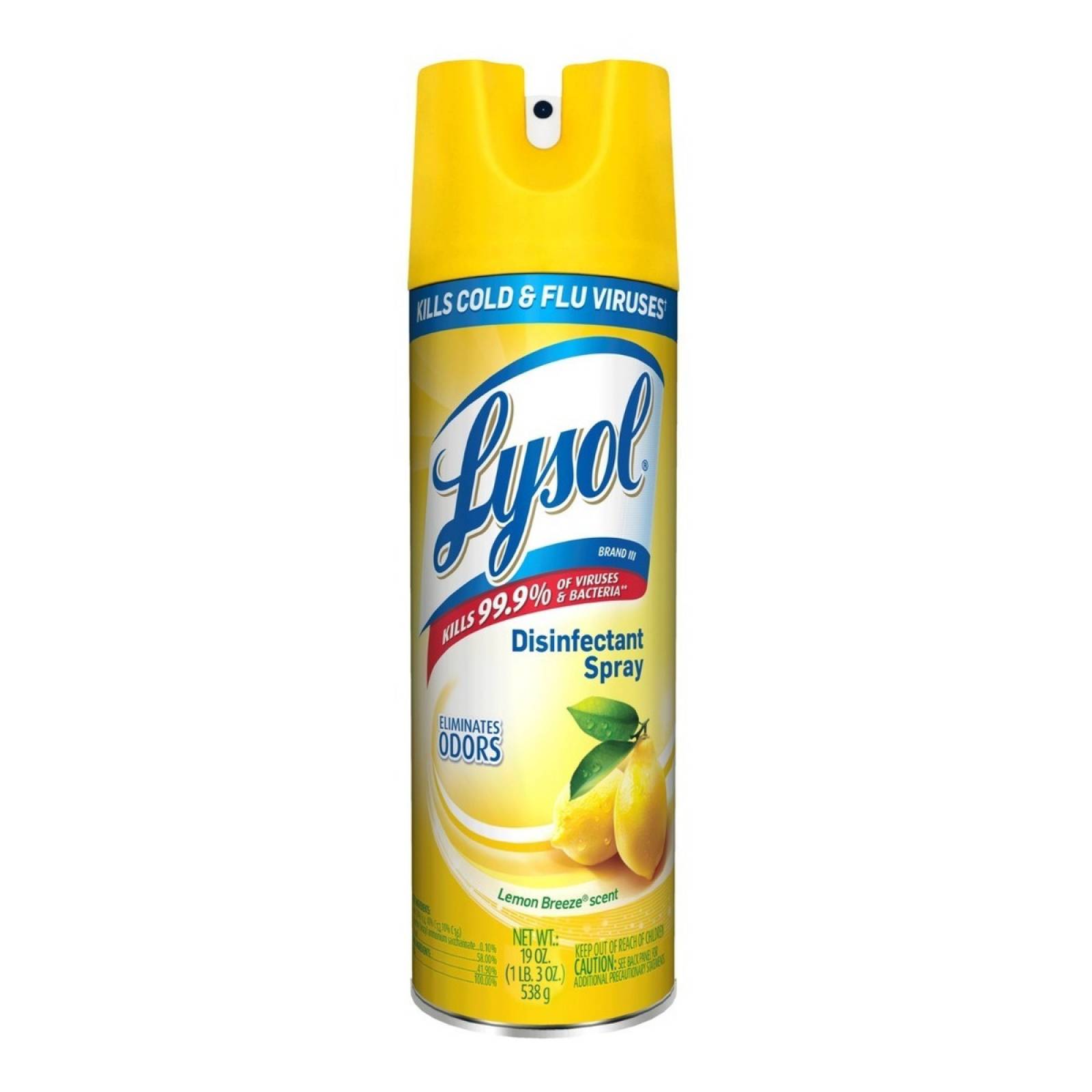 Spray Desinfectante Antibacterial Lysol Citrus Scent 538g