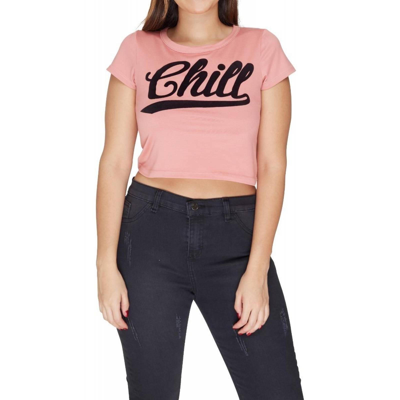 Playera De Mujer American Wear Chill Moda Cool
