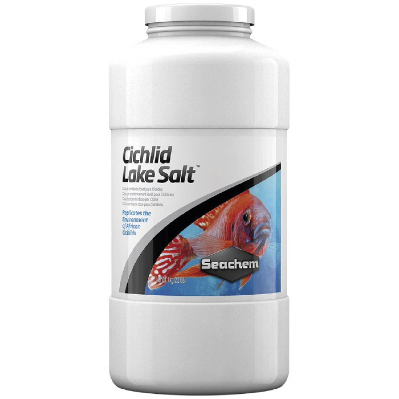 Seachem Cichlid Lake Salt 1,4 Kg 3 Libras para Acuarios Dulces