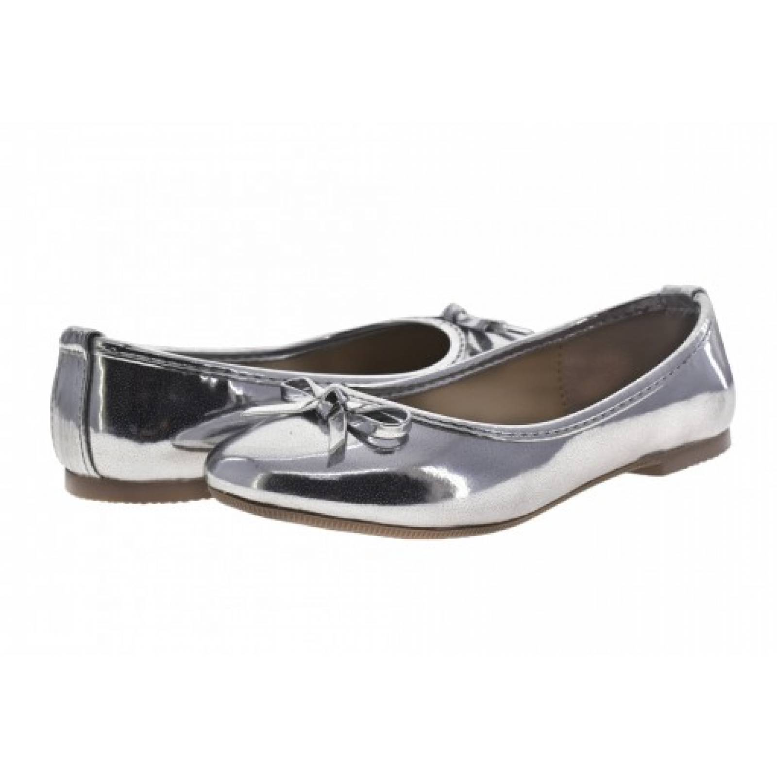 BALERINAS FLATS TROPICANA 97001 COSMOS PLATA N V 15 17 NIÑAS