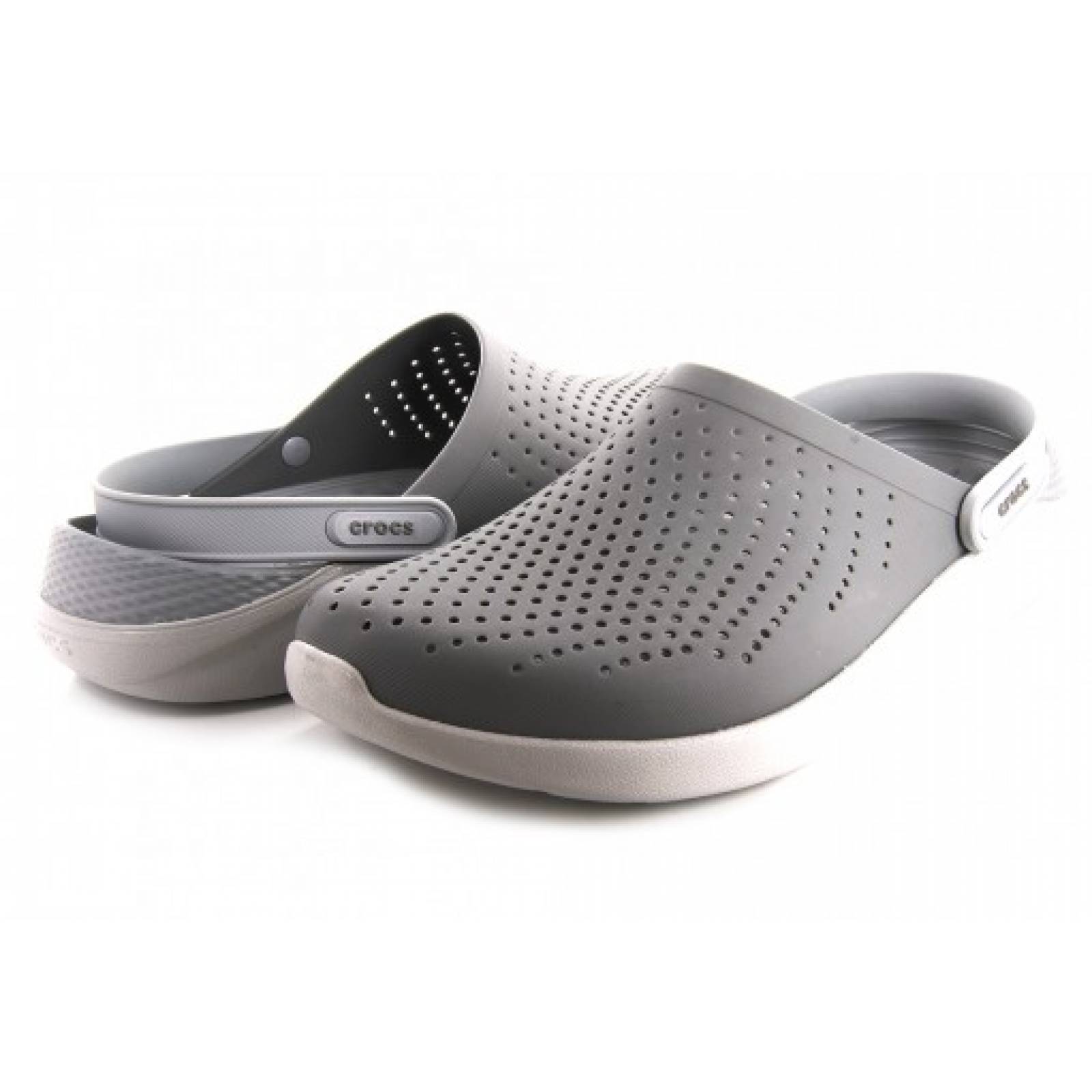 SANDALIAS CROCS 204592 06J SMOKE PEARL WHITE LITERIDE CLOG 23 0 31 0 ...