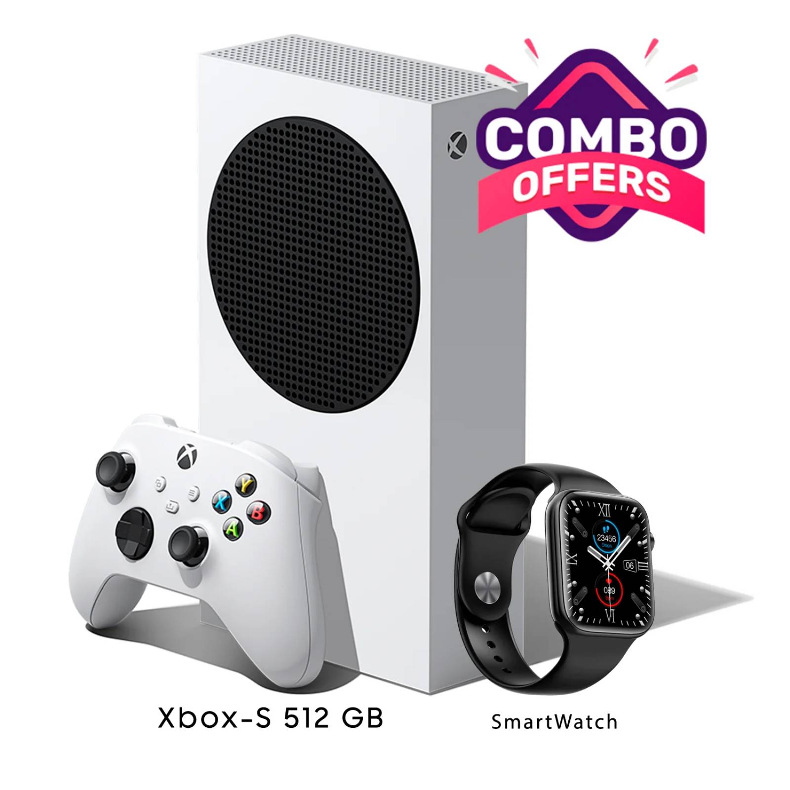 Combo Consola Xbox Series S 512GB Y Reloj Inteligente HiWatch Plus T900 ...