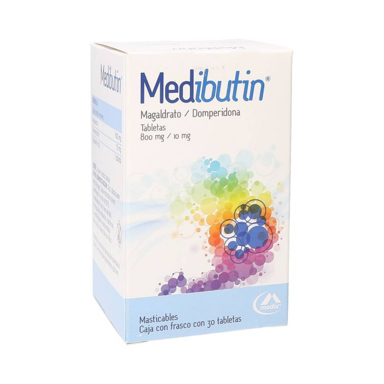 Medibutin 800/10 Mg Caja 30 Tabletas