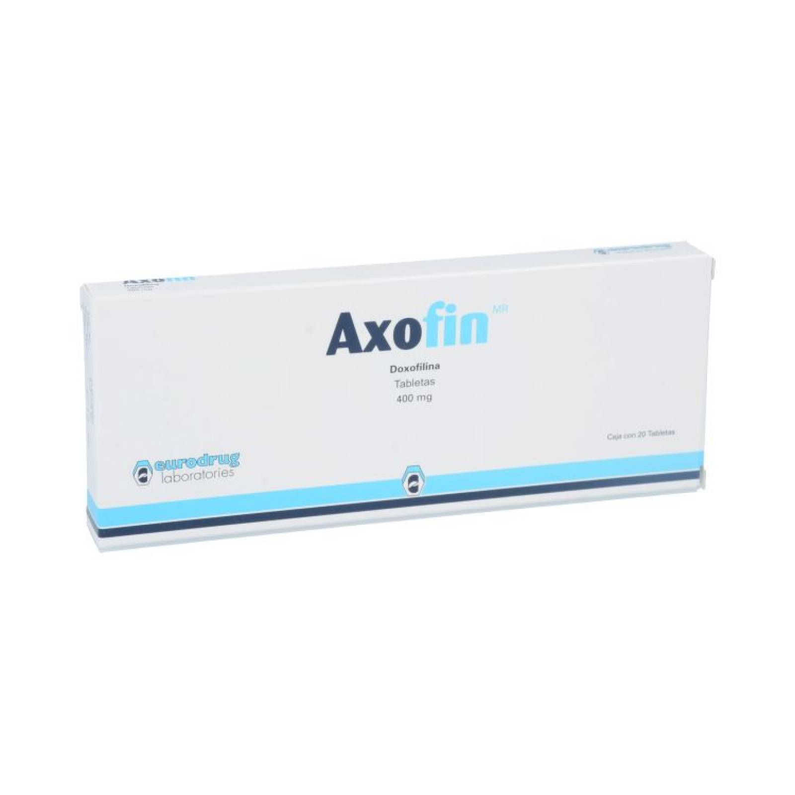 Axofin (doxofilina) 400 Mg Caja 20 Tabletas