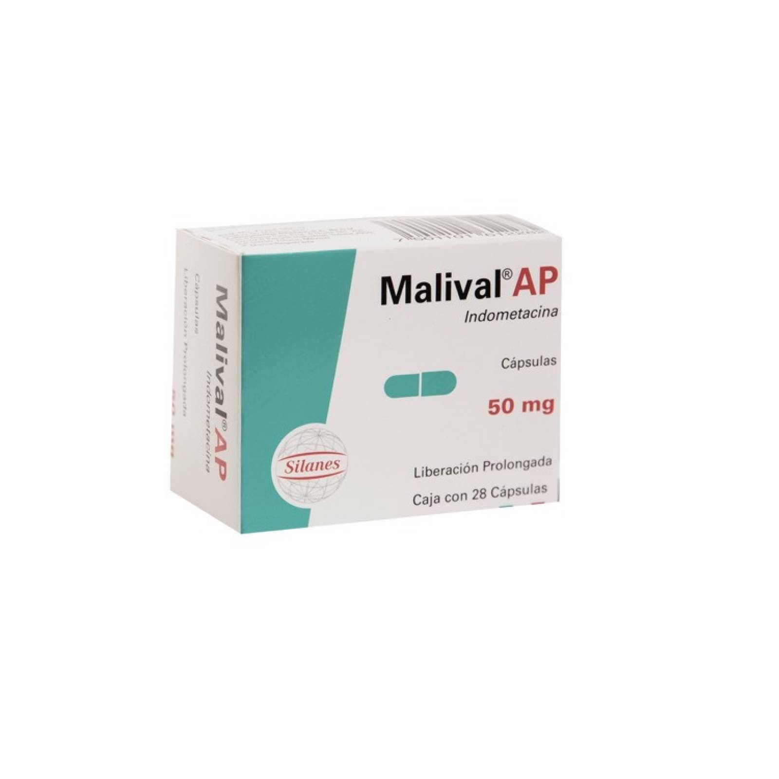 Malival Ap 50 Mg Caja Con 28 Cápsulas