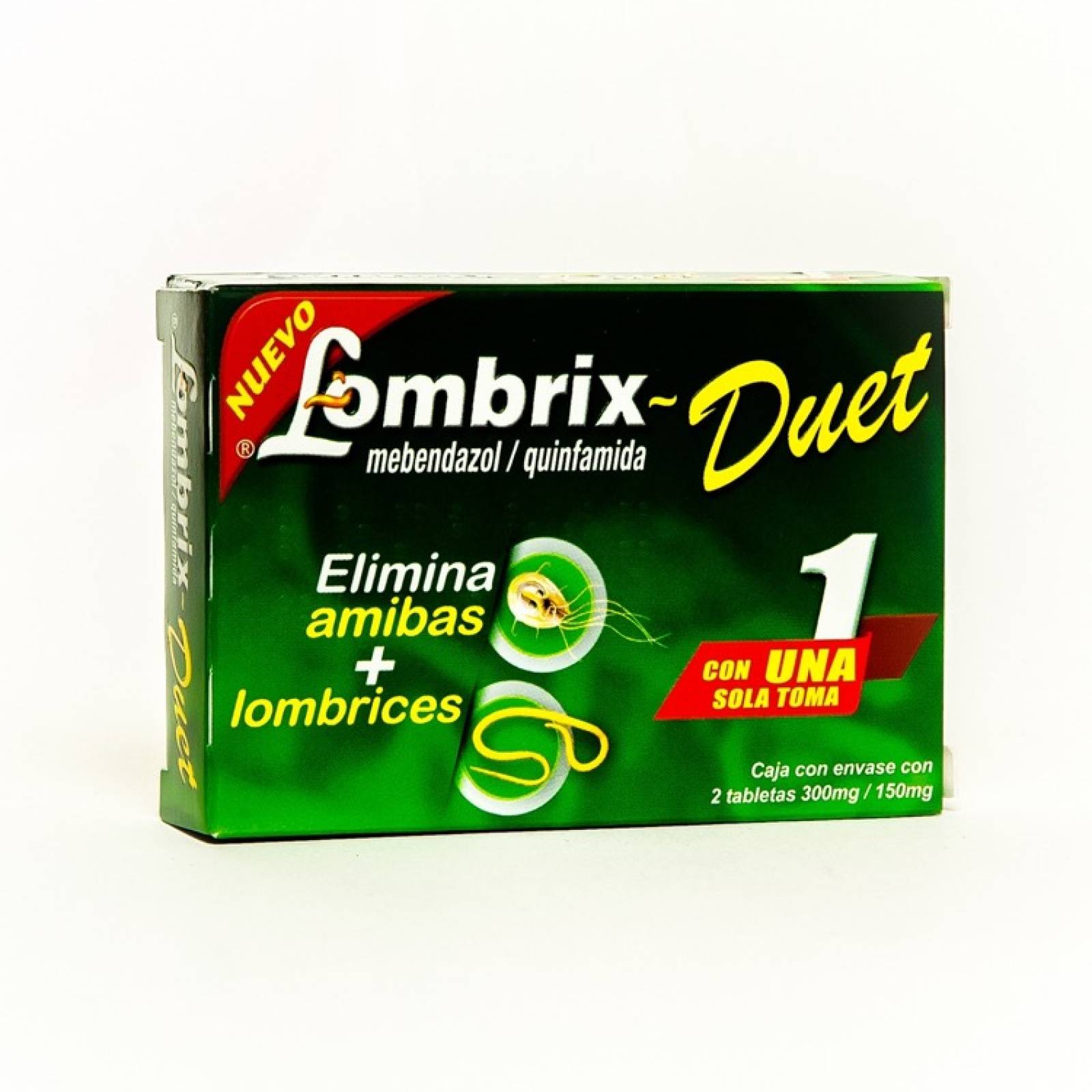 L-ombrix 300/150 Mg Caja 2 Tabletas