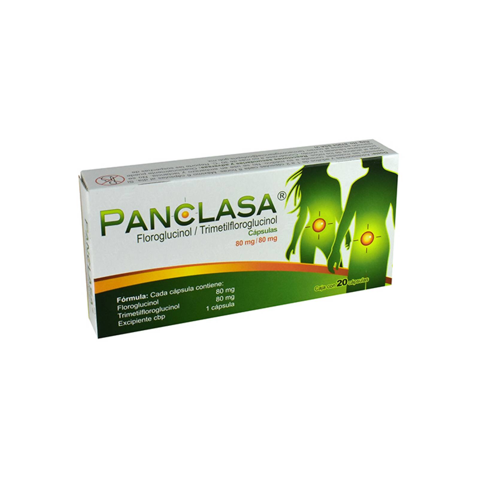 Panclasa 80 Mg Caja 20 Capsulas