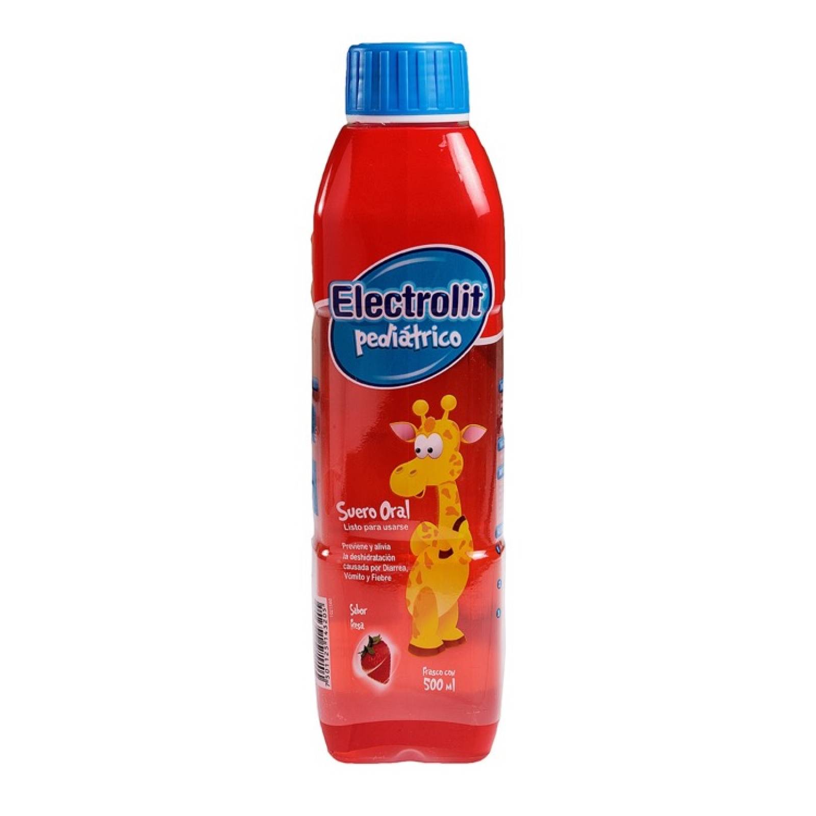 Electrolit Pediatrico Fresa Frasco 500 Ml