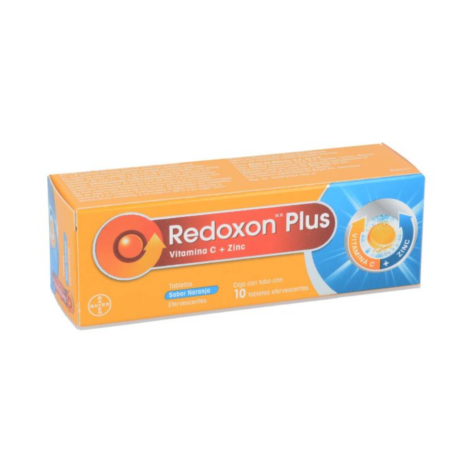 Vitamina C (ácido Ascórbico) Redoxon Plus Efer 10 Tabletas
