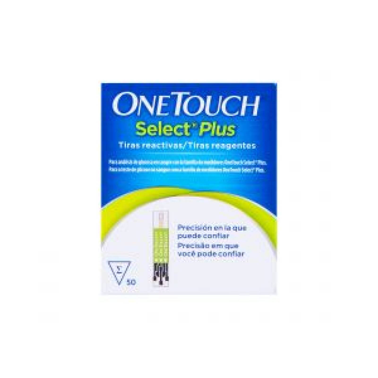 Tiras Reactivas One Touch Select Plus 50 Tiras