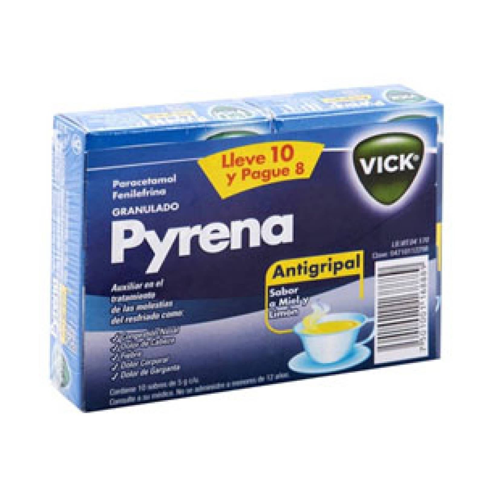 VICK PYRENA 5G PACK 2 CAJAS CON 5 SOBRES