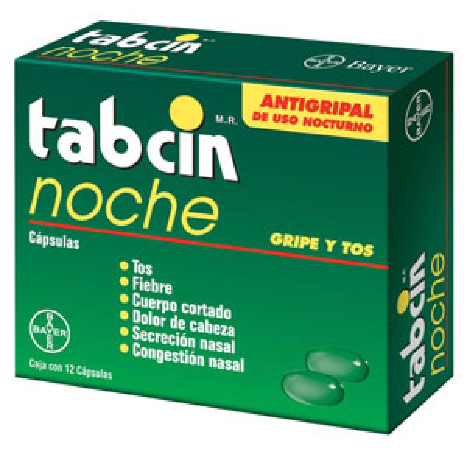 TABCIN NOCHE CAJA 12 CAPSULAS
