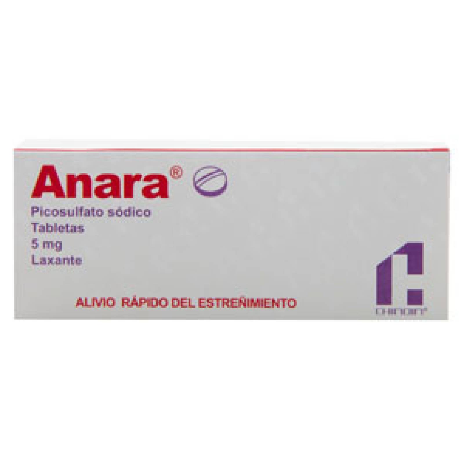 ANARA 5 MG CAJA 20 TABLETAS