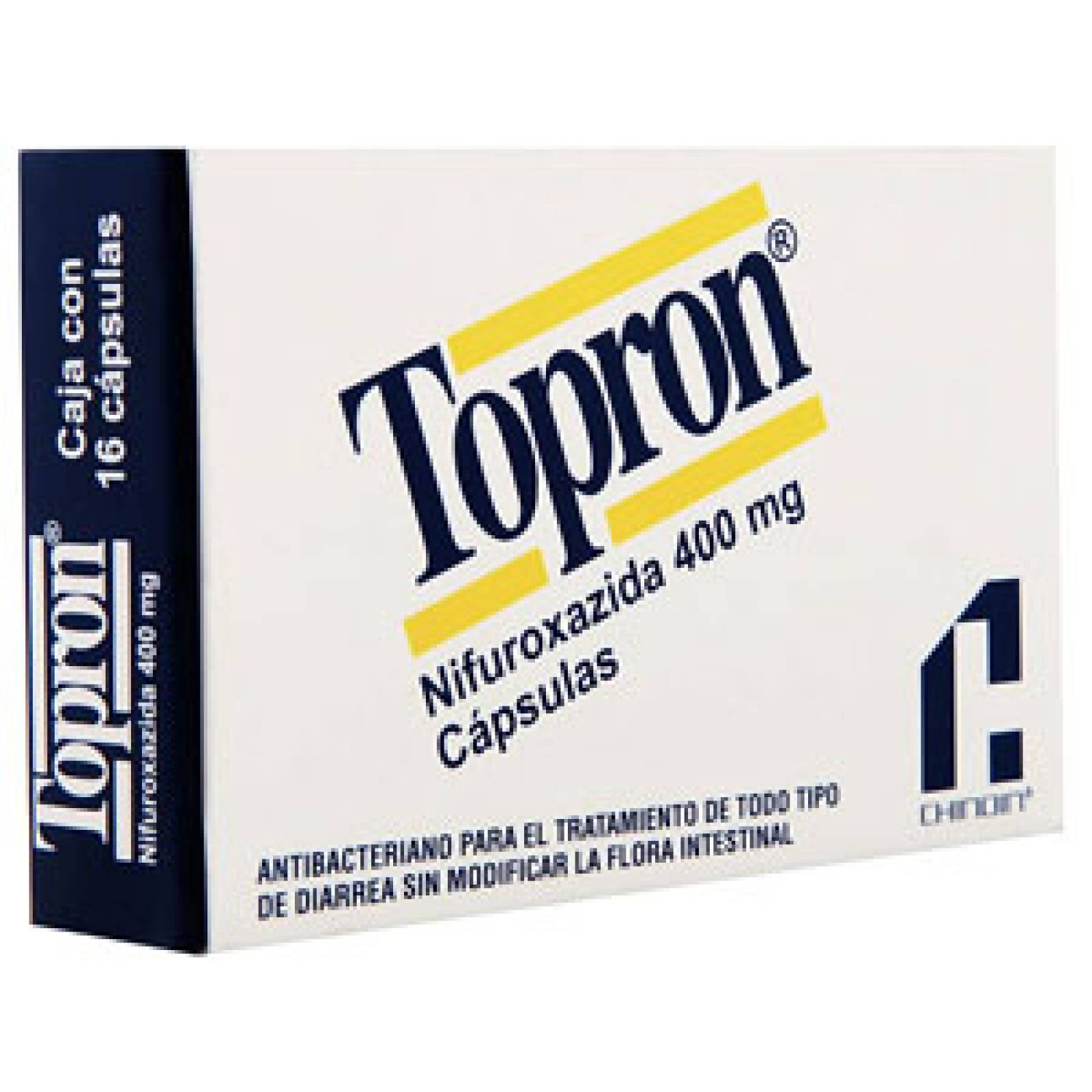 TOPRON 400 MG CAJA 16 CAPSULAS