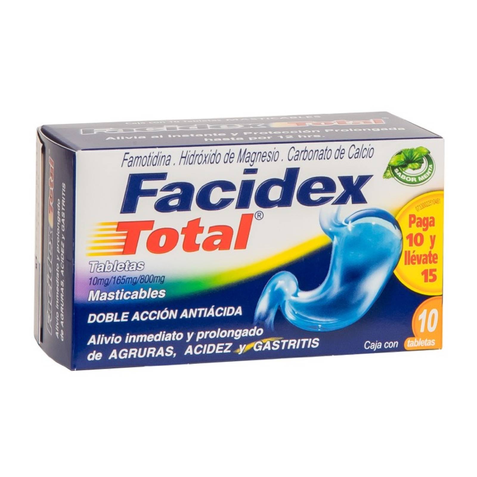 FACIDEX TOTAL PACK 15 TABLETAS