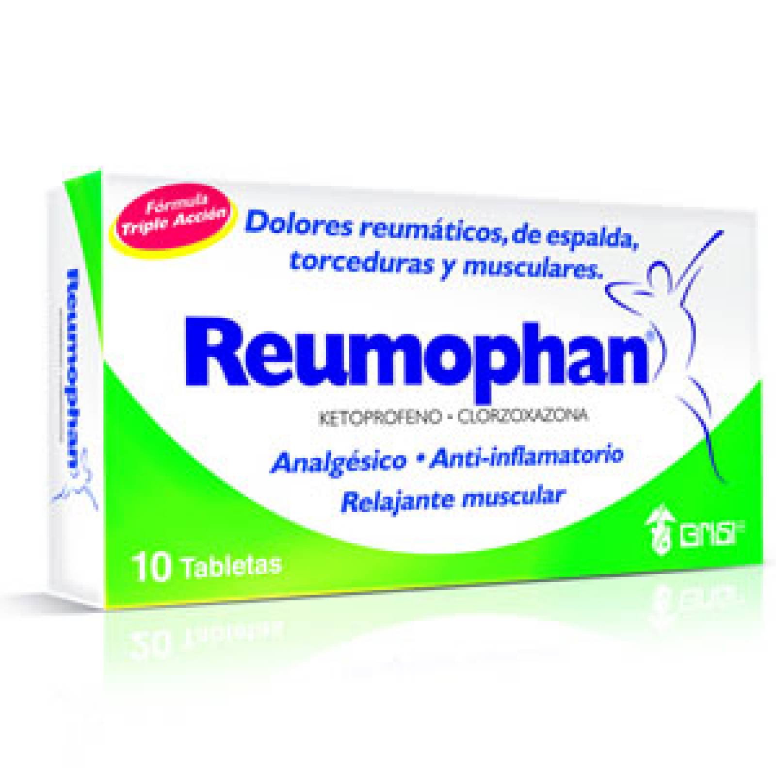 REUMOPHAN 250/50 MG CAJA 10 TABLETAS