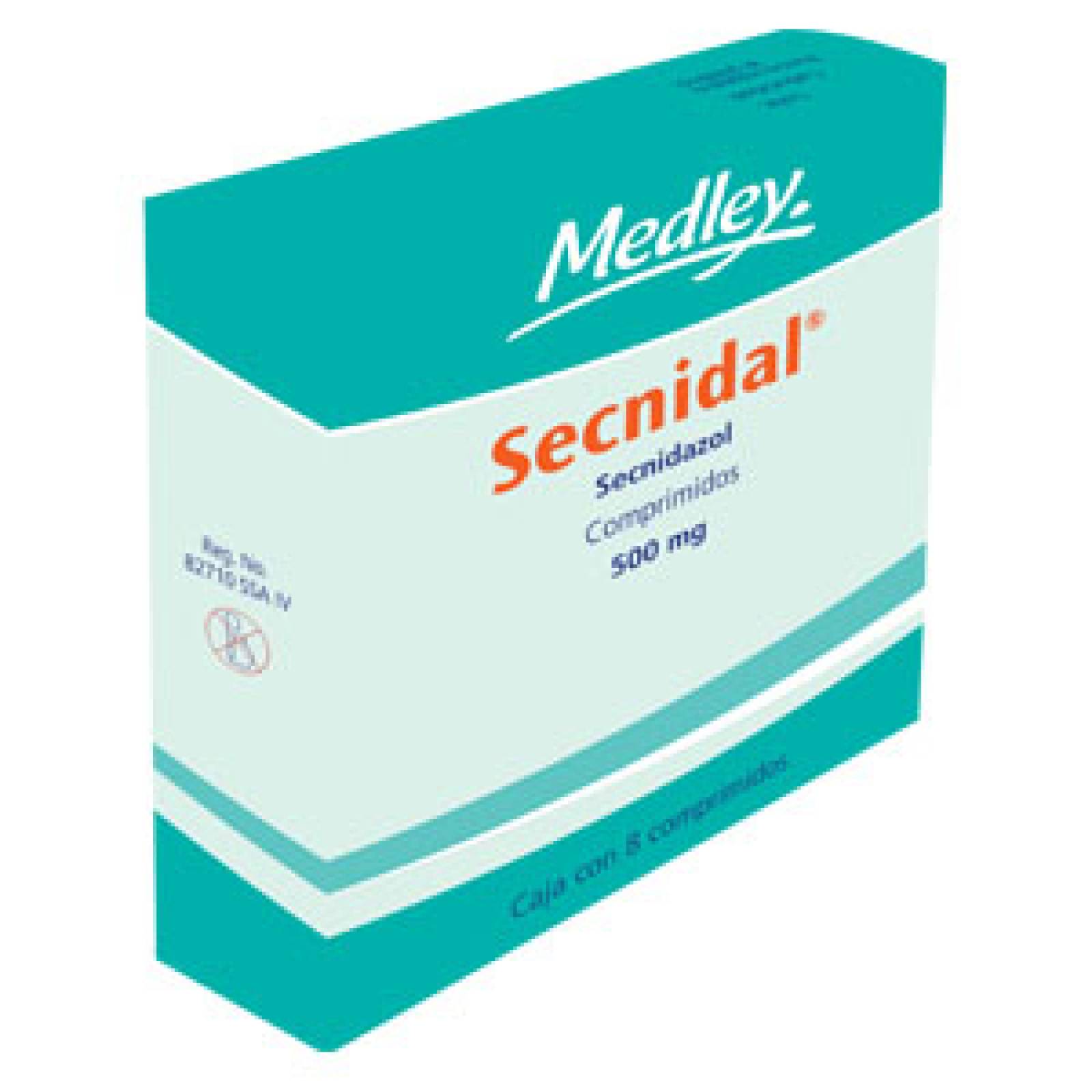 SECNIDAL 500MG CAJA CON 8 COMPRIMIDOS