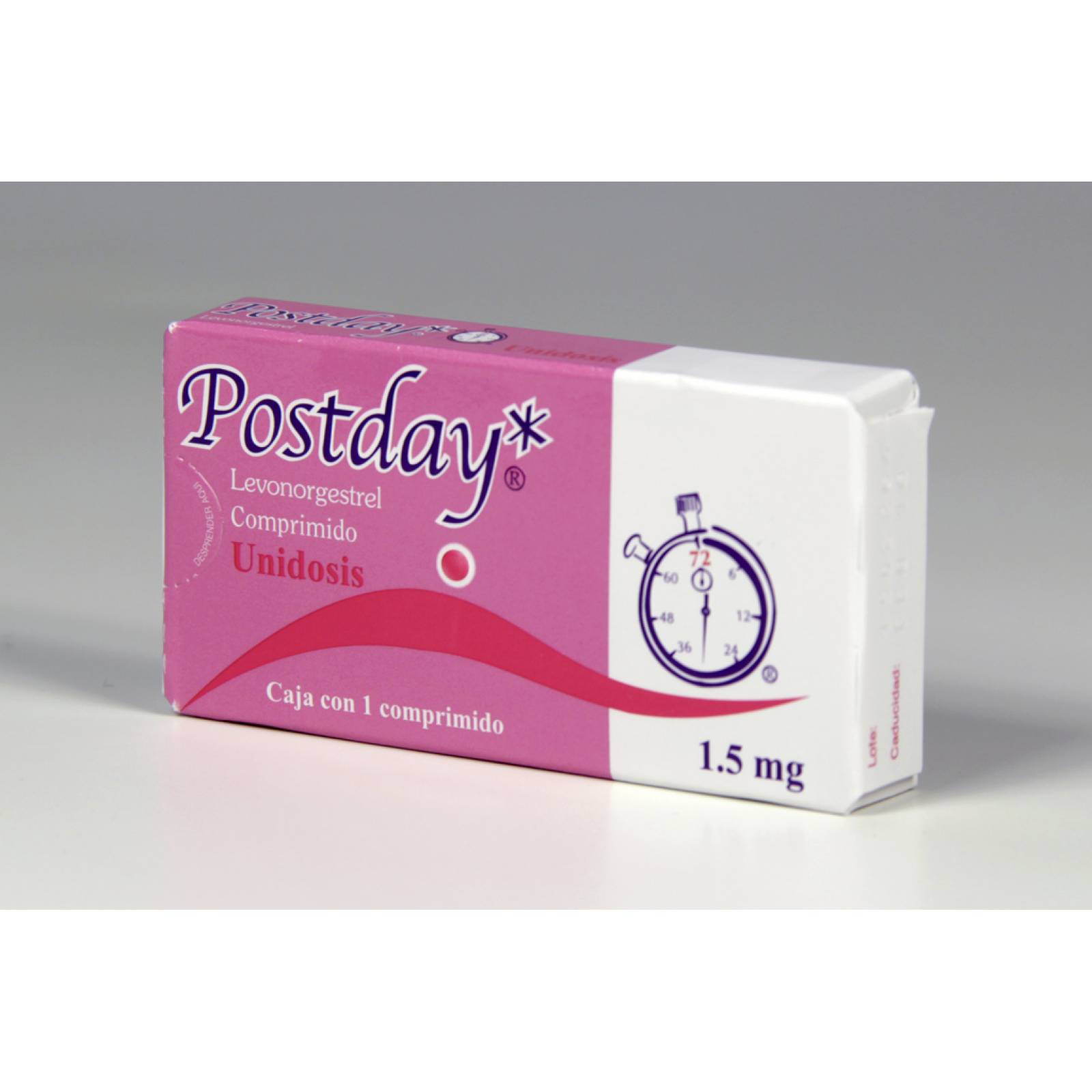 POSTDAY 1.5MG COMPRIMIDO UNIDOSIS CAJA C1