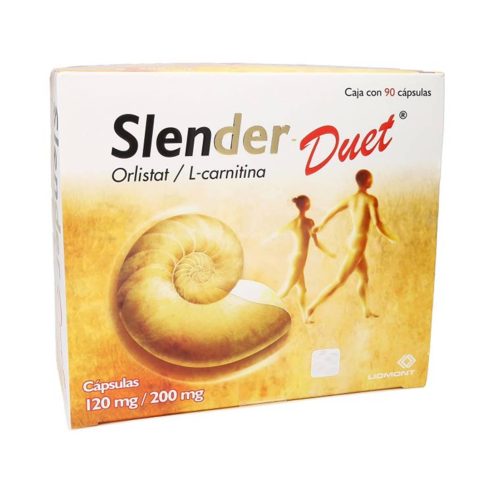 SLENDER DUET 120/200MG CAJA CON 90 CÁPSULAS