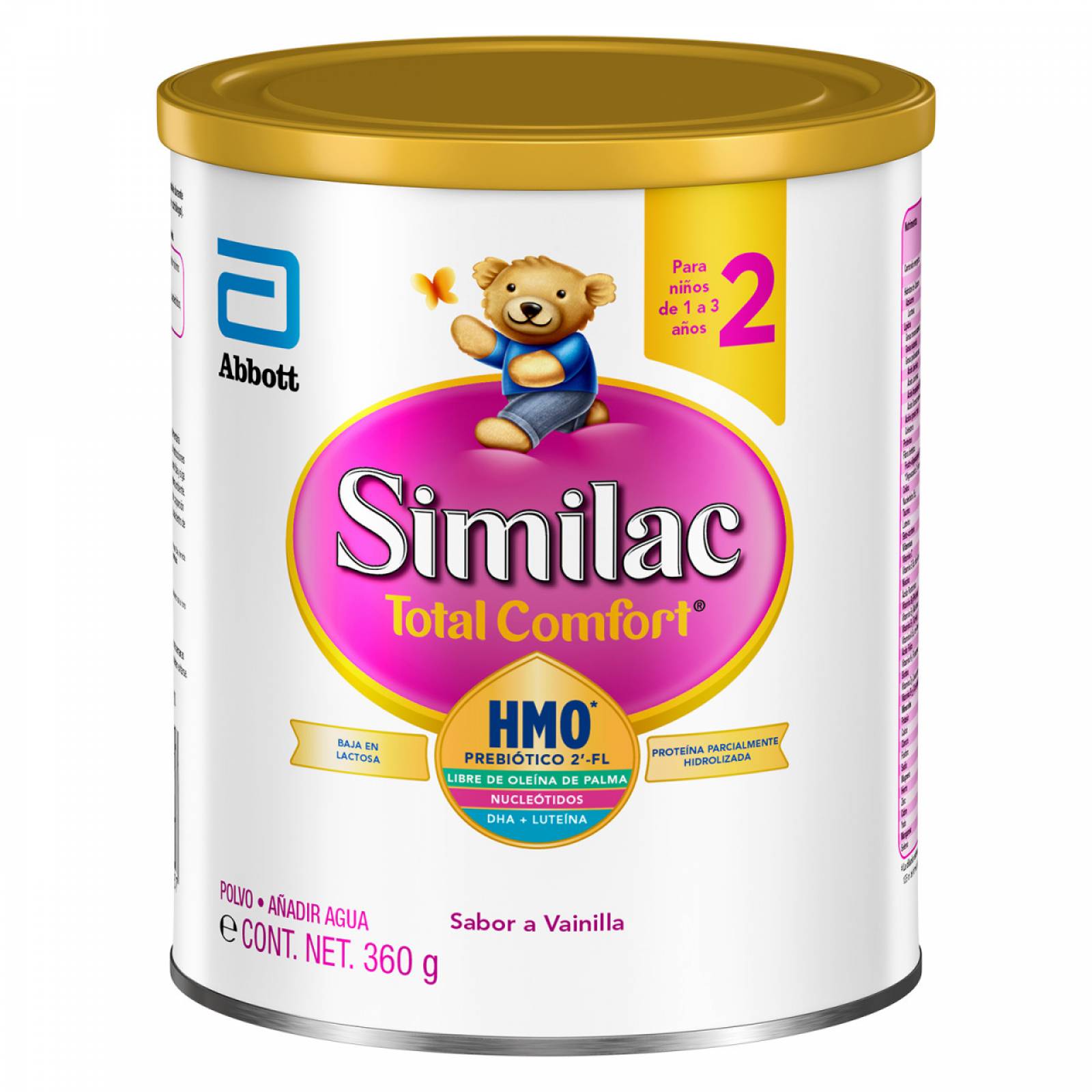 FORMULA LÁCTEA SIMILAC TOTAL COMFORT ETAPA 2 SABOR VAINILLA CON 360 GR