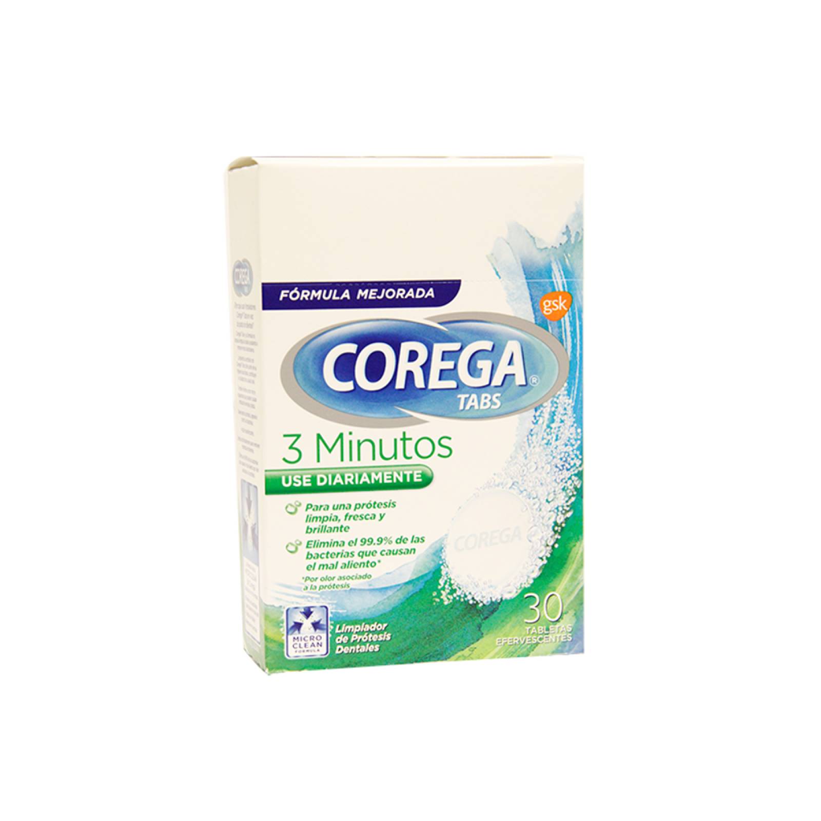 COREGA TABLETAS COMBINE 30 PIEZAS CAJA