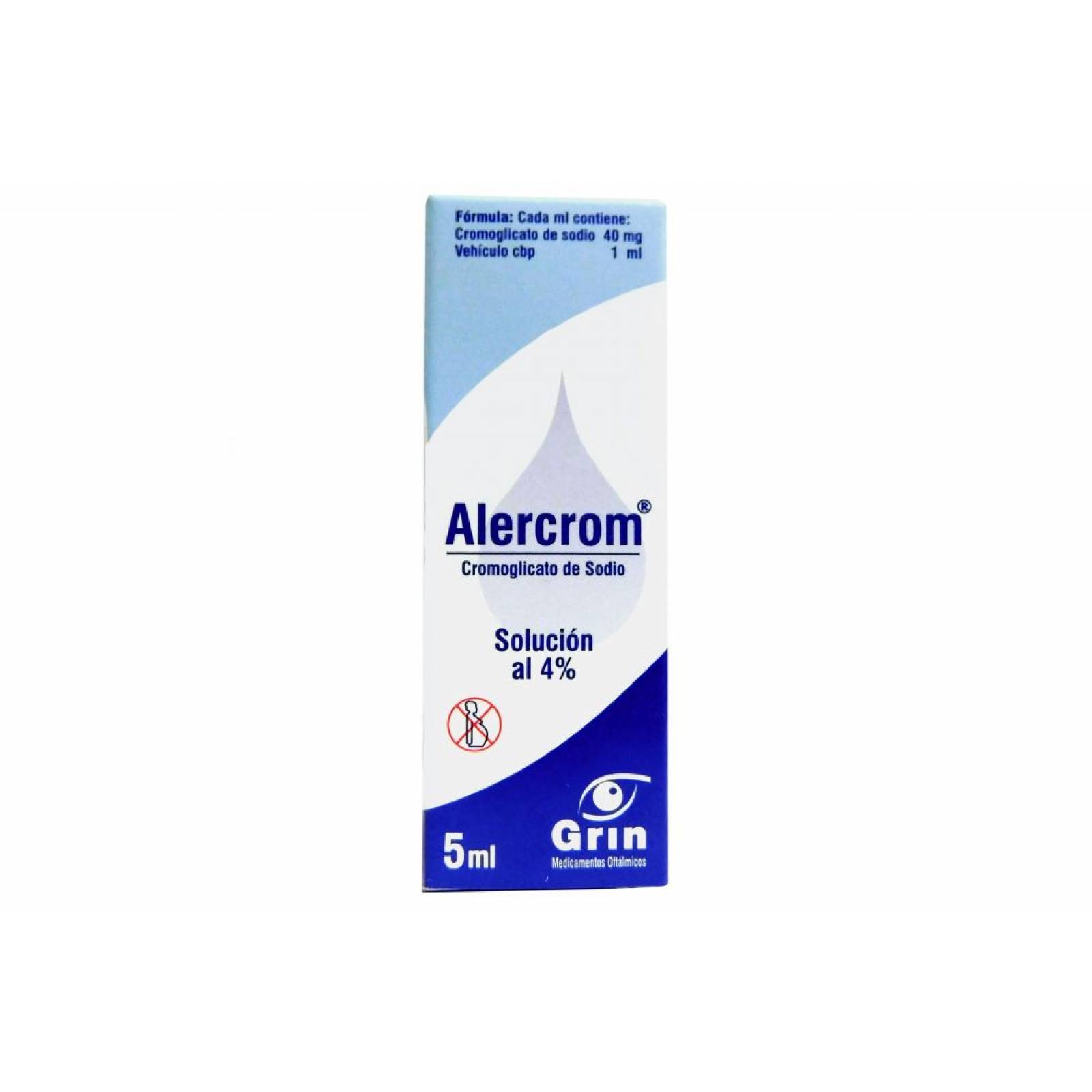 ALERCROM SOLUCIÓN AL 4% CAJA CON FRASCO GOTERO CON 5ML