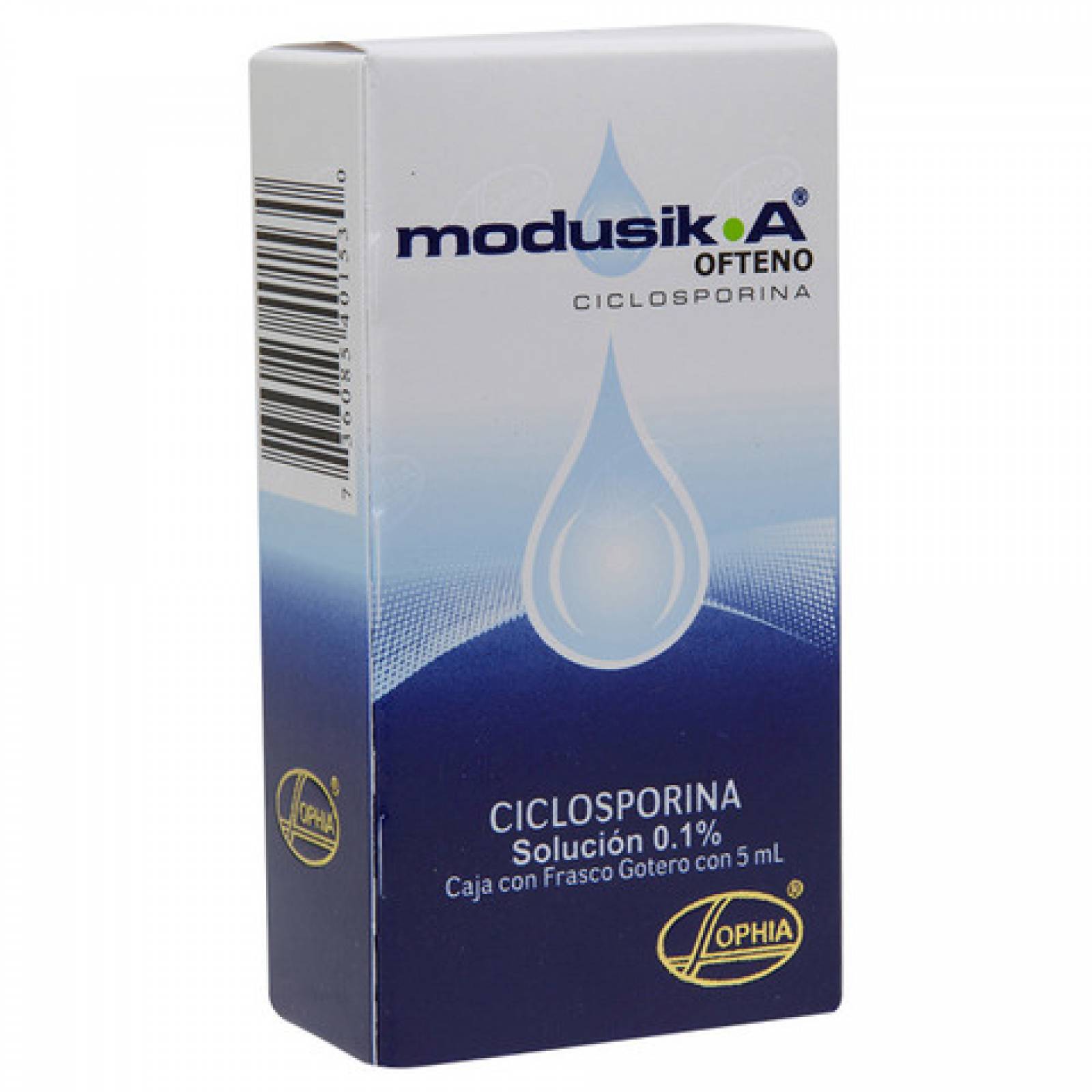 MODUSIK A 0.1% CAJA CON FRASCO GOTERO CON 5ML