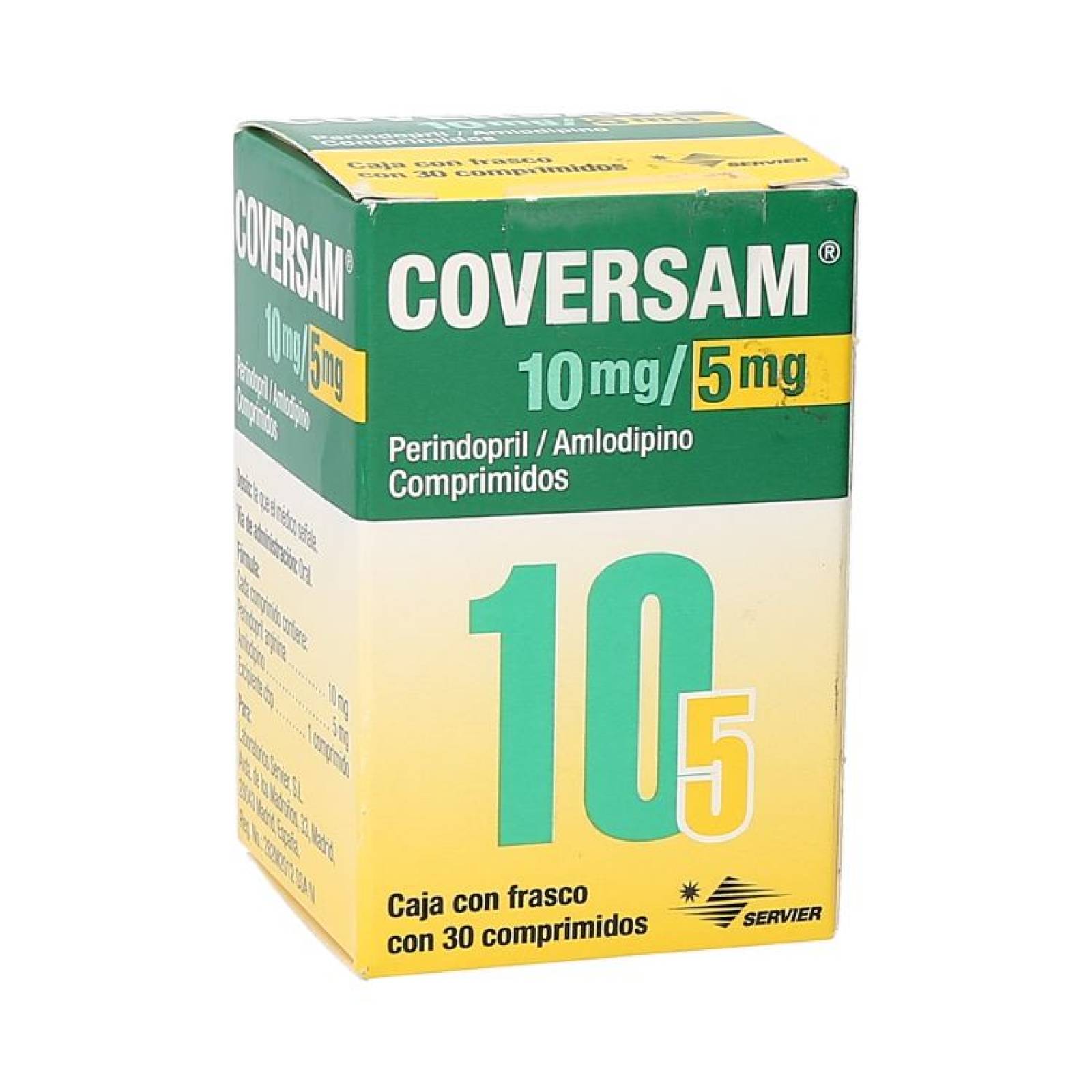 COVERSAM 10/5MG FRASCO CON 30 COMPRIMIDOS