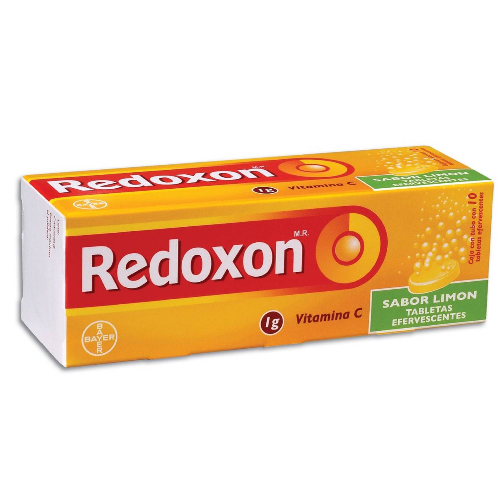 REDOXON VITAMINA LIMÓN C CAJA CON 1 TUBO 10 TABLETAS