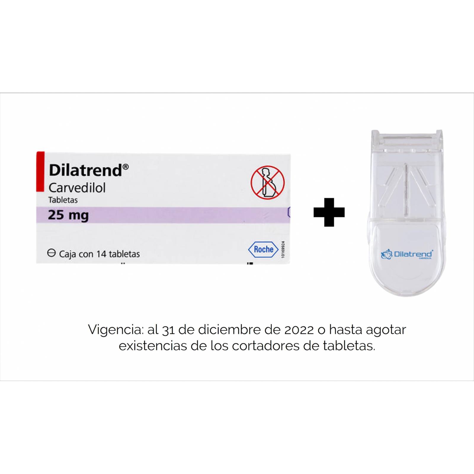 Dilatrend Carvedilol 25 Mg Con 14 Tabletas