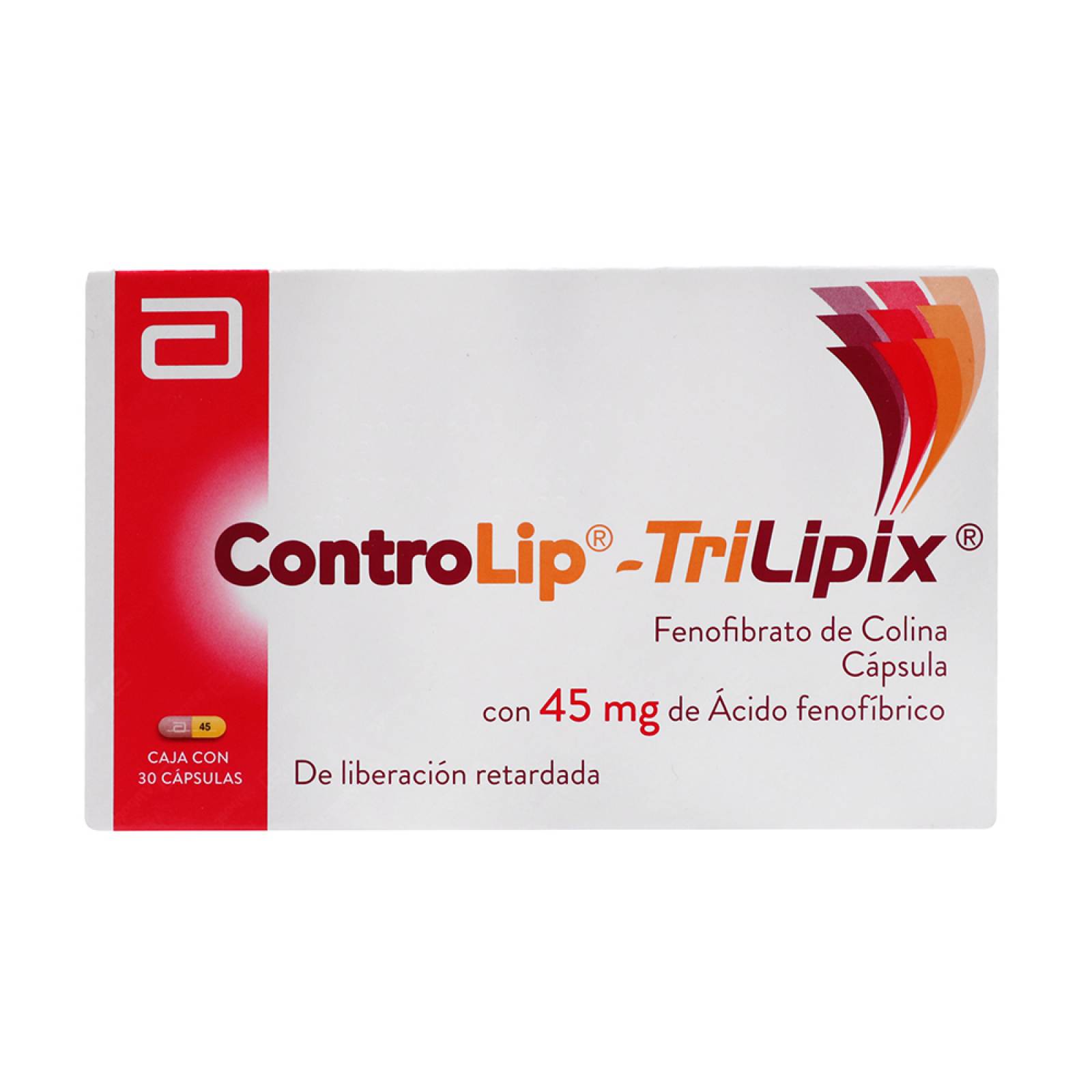 CONTROLIP TRILIPIX 30 CAPSULAS 45 MG